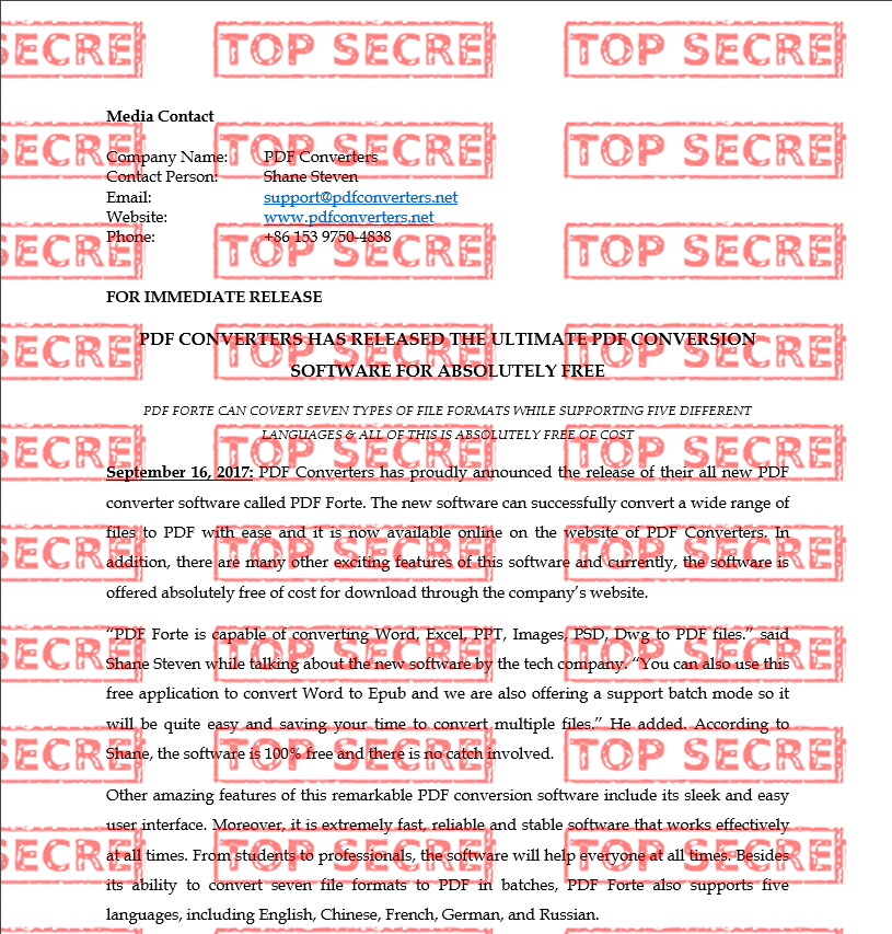 PDF Watermark – PDFConverters Official Website PDF Watermark – PDFConverters Official Website