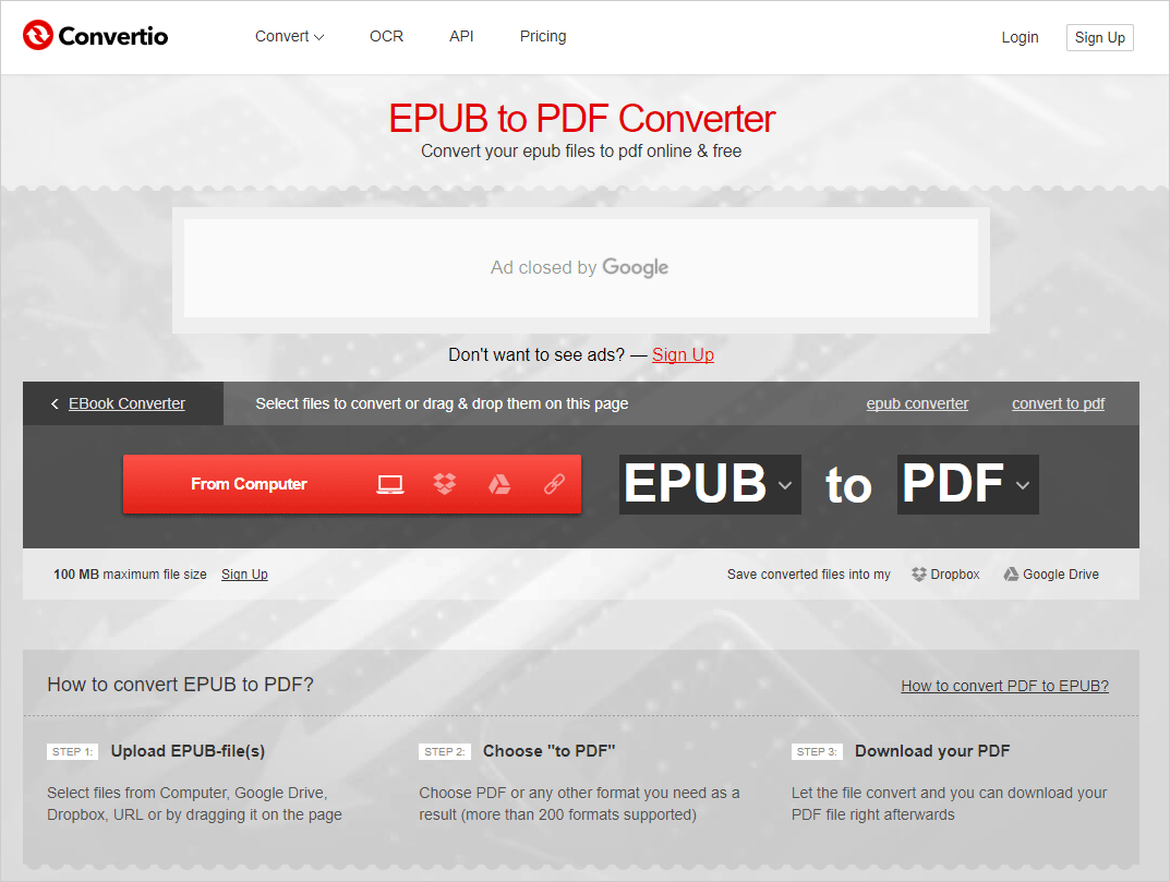 Top 10 Best Online EPUB to PDF Converters in 2018 – PDFConverters ... Top 10 Best Online EPUB to PDF Converters in 2018 – PDFConverters ...